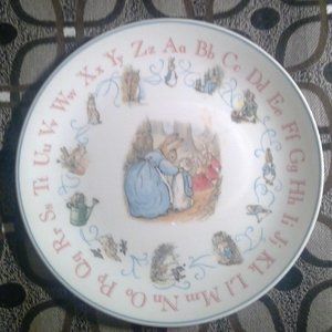Wedgwood | Dining | Wedgwood Peter Rabbit Learning Plate 8 99s | Poshmark